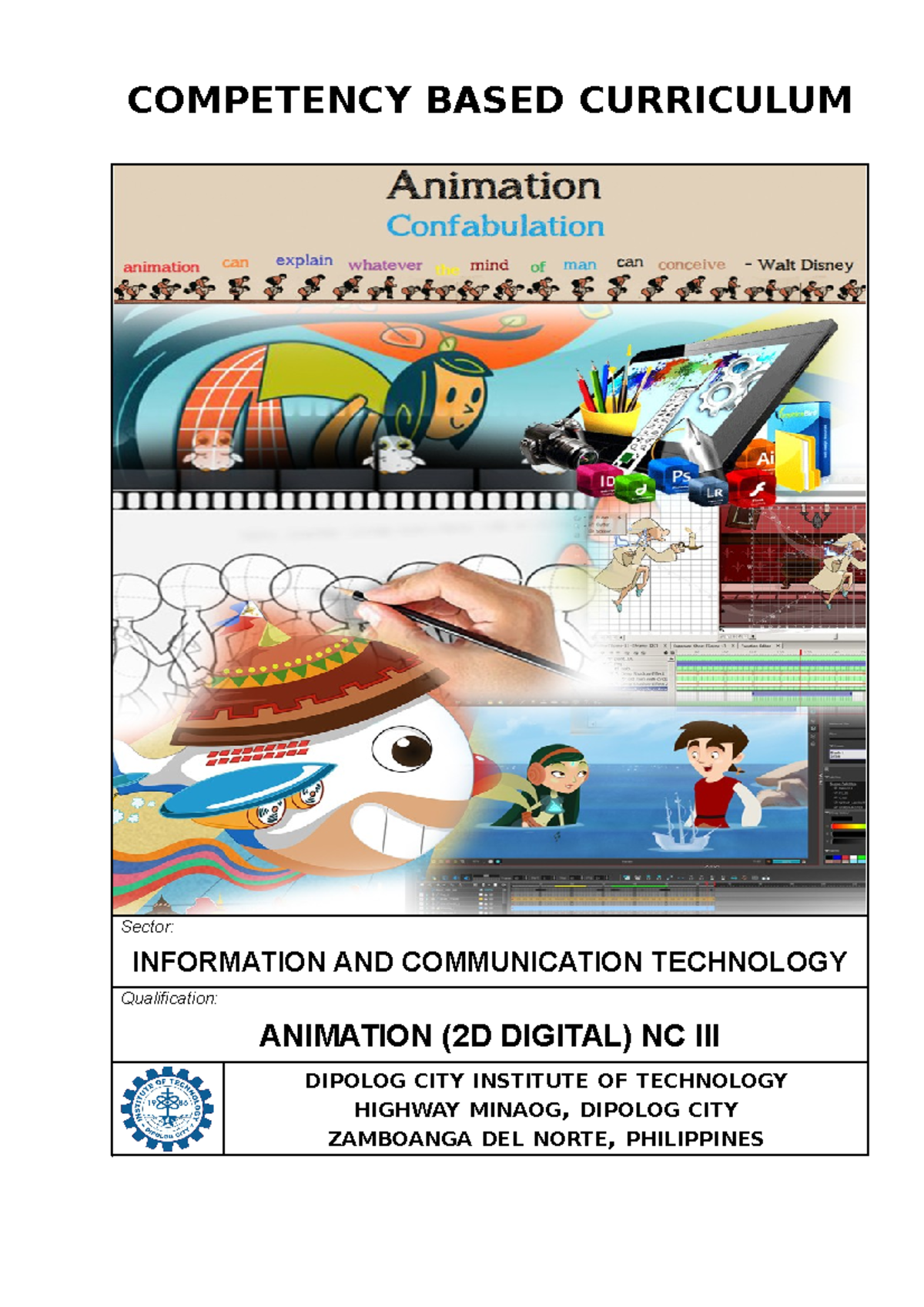 311947347 CBC 2D Digital Animation NC III - COMPETENCY BASED CURRICULUM ...