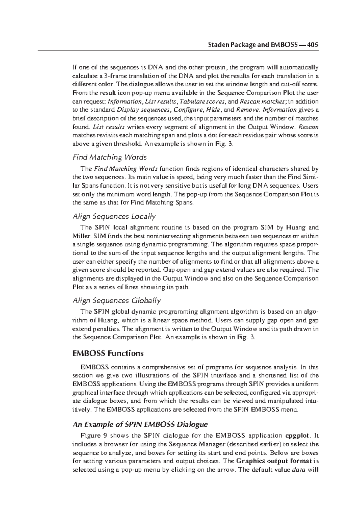 Introduction to bioinformatics-140 - Staden Package and EMBOSS — 405 If ...