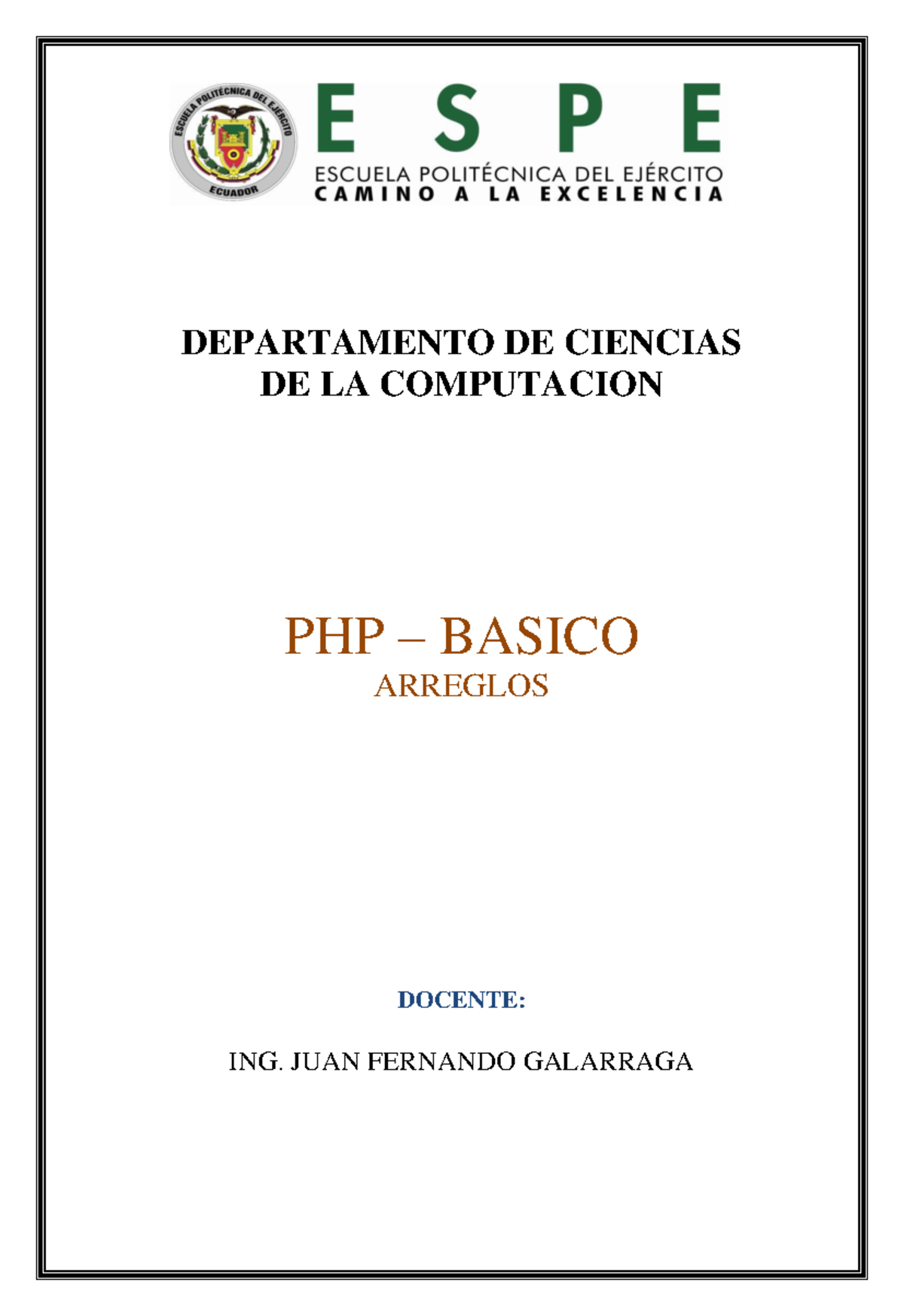 1 - Teoria Arreglos PHP - Unnnn - DEPARTAMENTO DE CIENCIAS DE LA ...