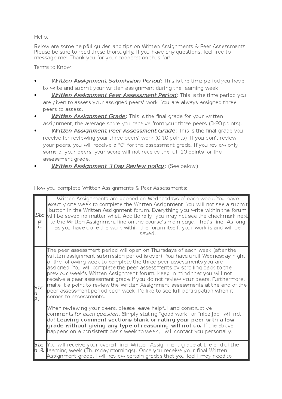 Writting guide - Lecture notes 1 - Hello, Below are some helpful guides ...