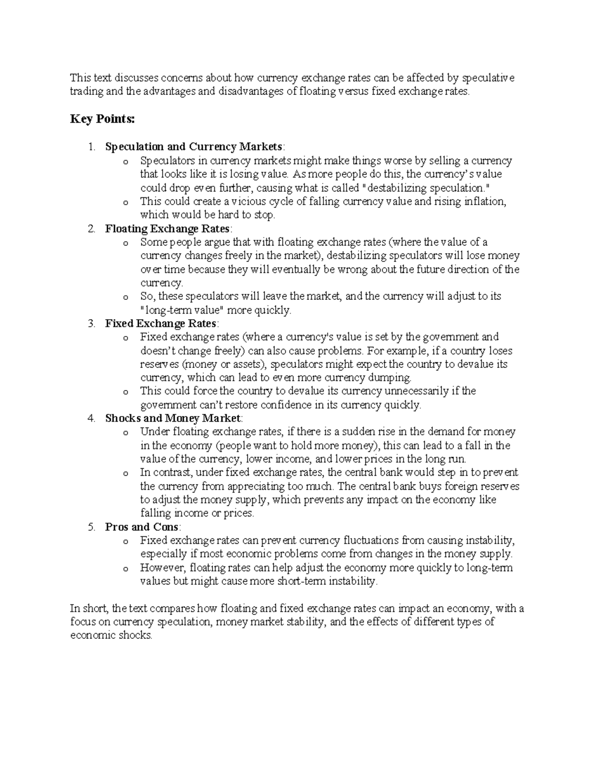 Simple explaining - Simplified notes - This text discusses concerns ...