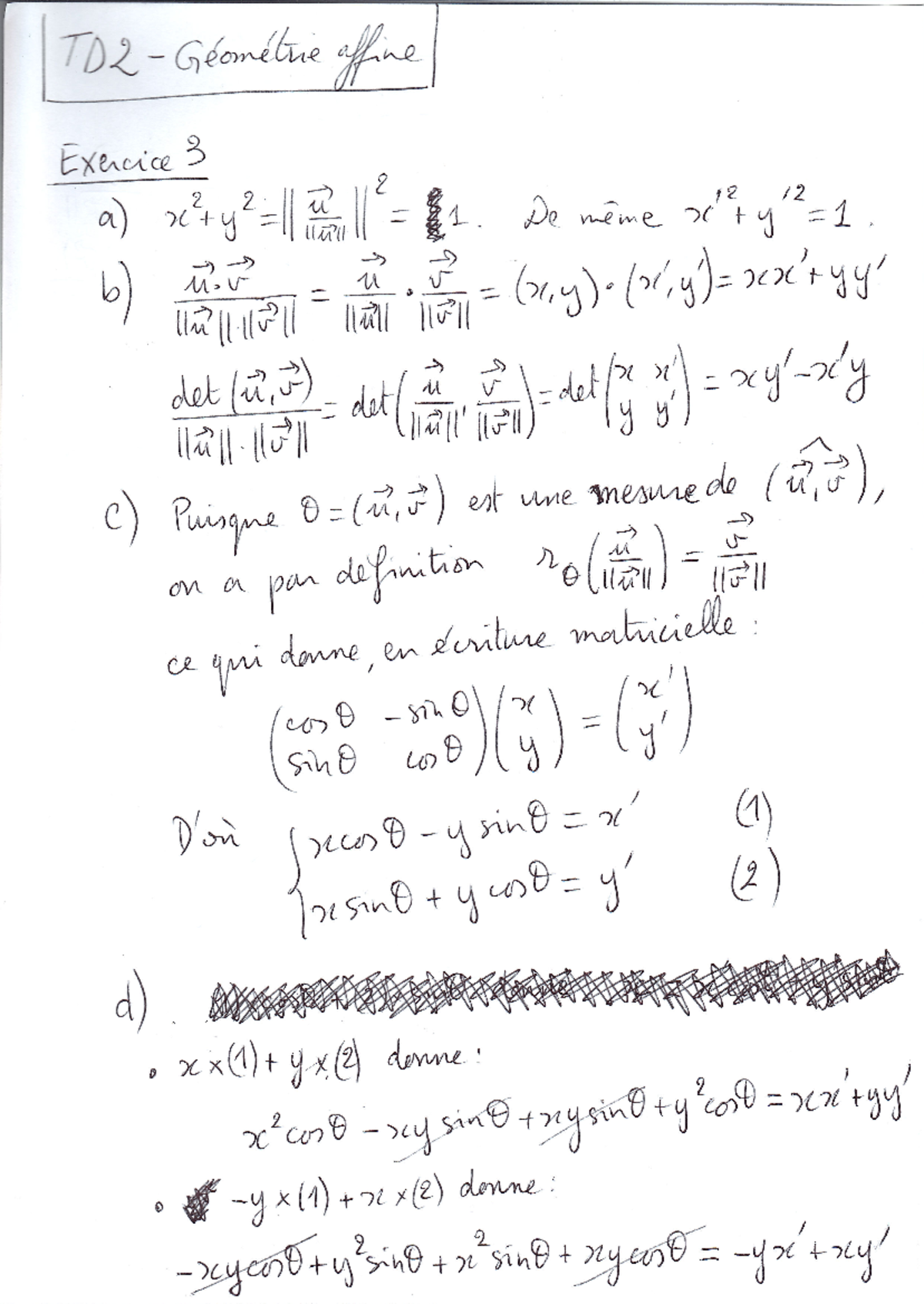 TD2 correction exo3 4 - Aaaaa - Histoire de l'Art - Studocu