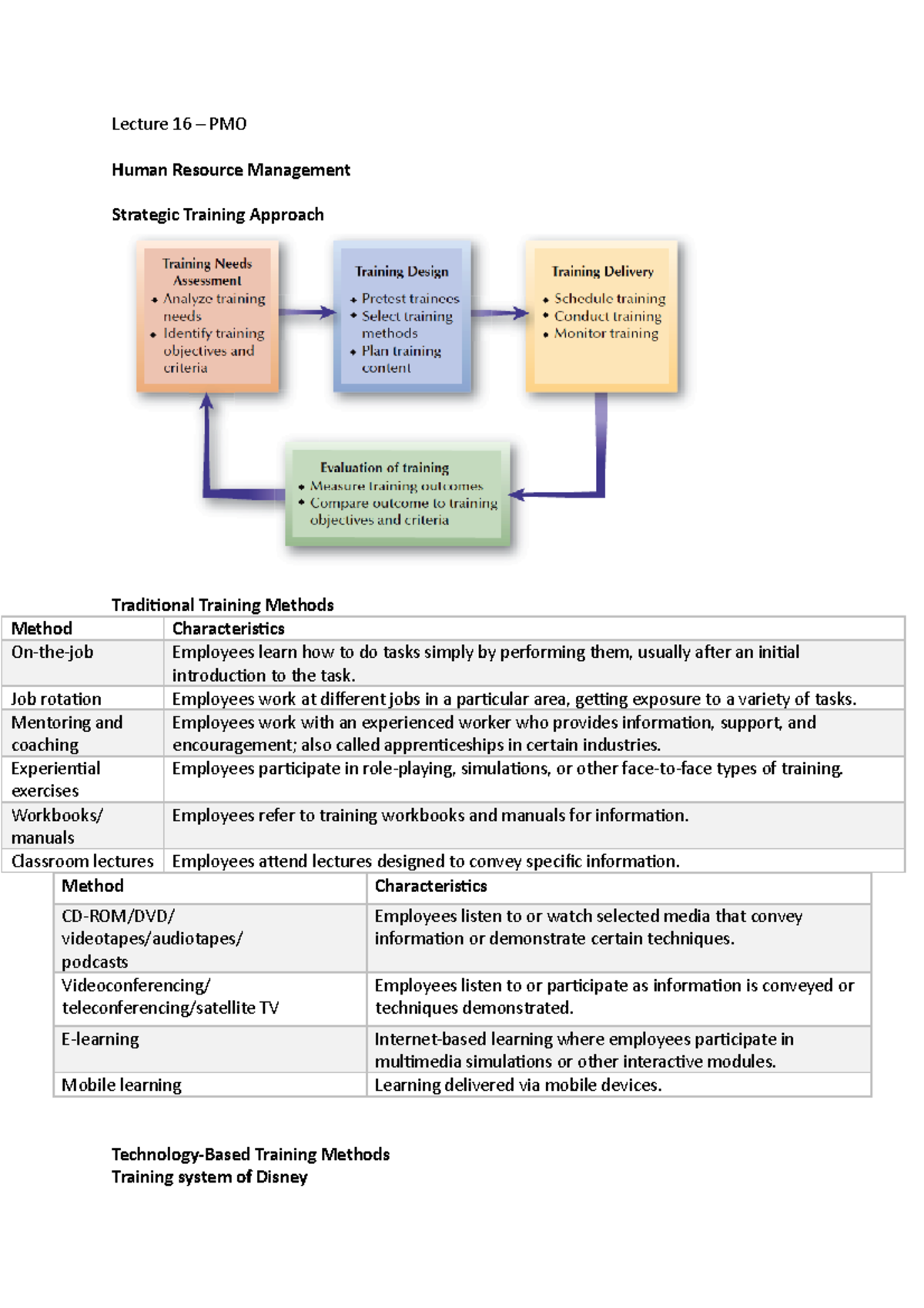 Lecture 16 - PMO - Human Resource Management 2.0 - Strategic Training ...