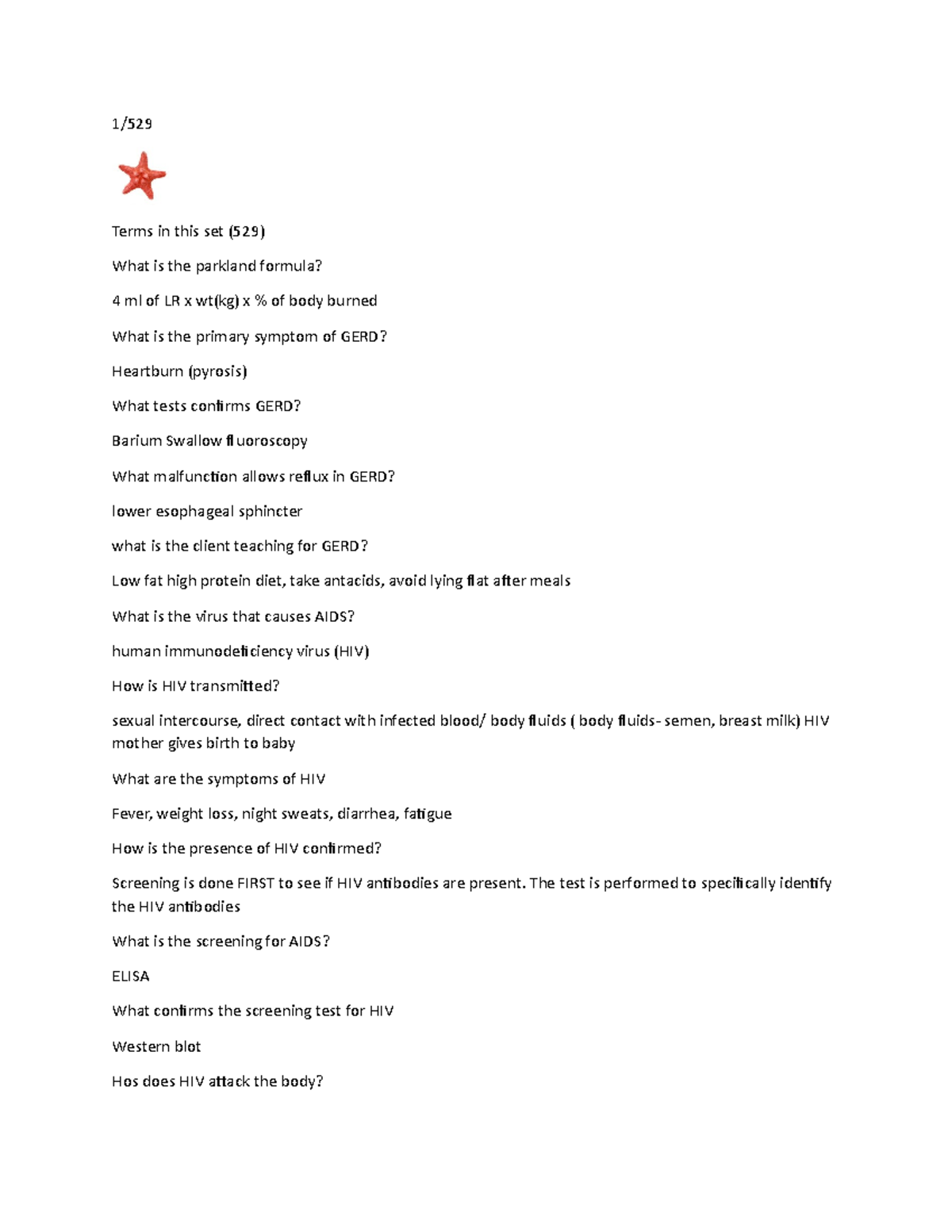 Remar quick facts - very informative - 1/ Terms in this set (529) What ...