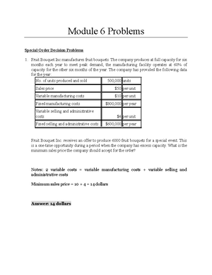 Module 4 Problems - FRFR - Module 4 Problems Financial Statement ...