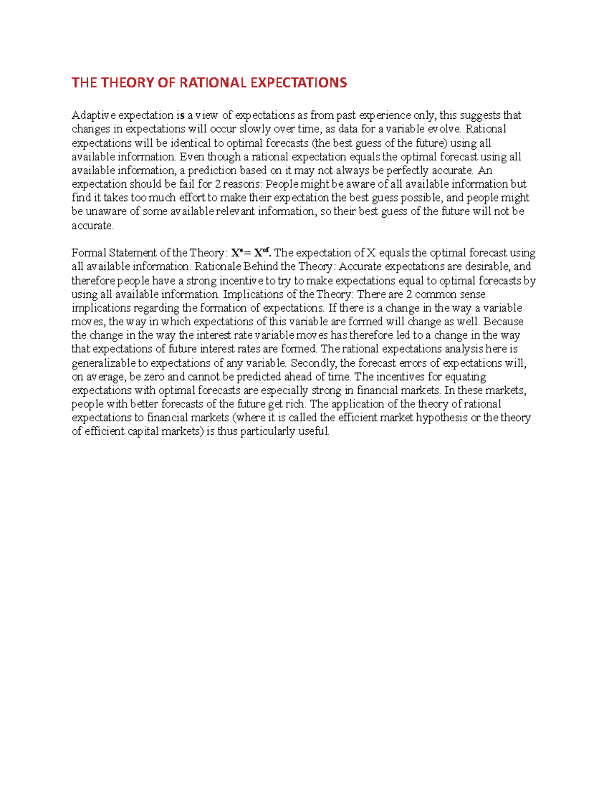 7 - Economics - THE THEORY OF RATIONAL EXPECTATIONS Adaptive ...