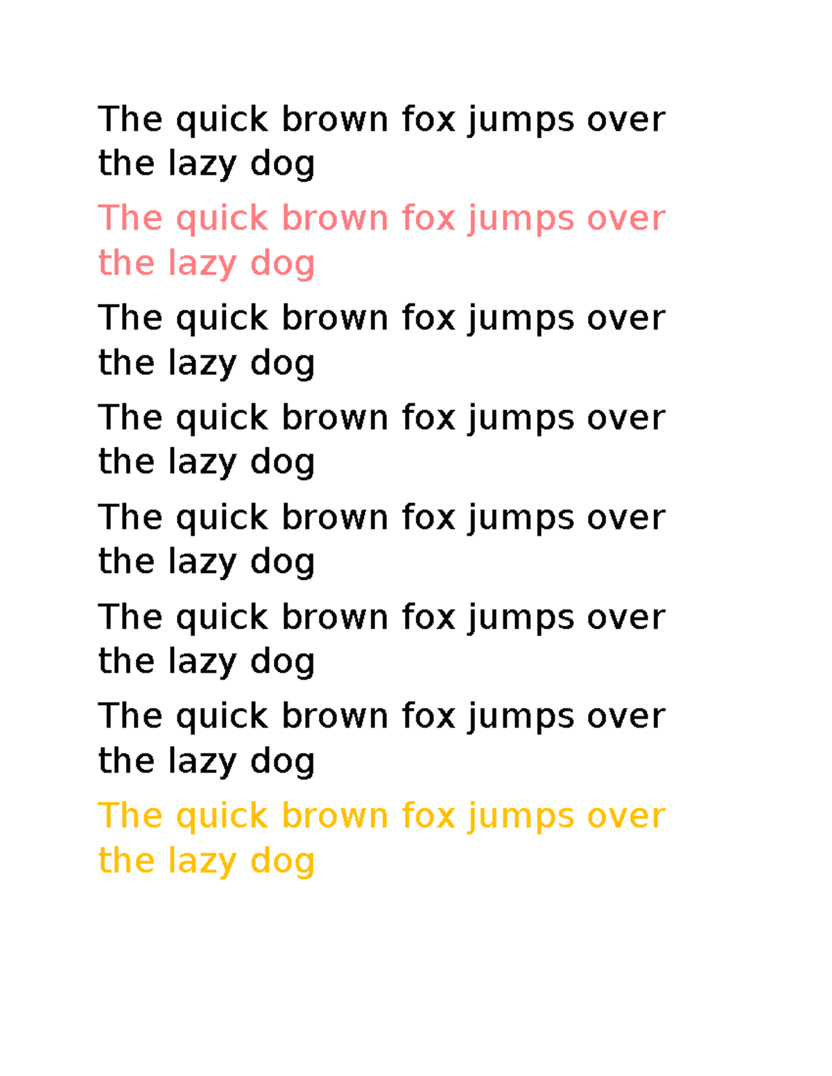 Test of fonts - Bs Psychology - The quick brown fox jumps over the lazy ...