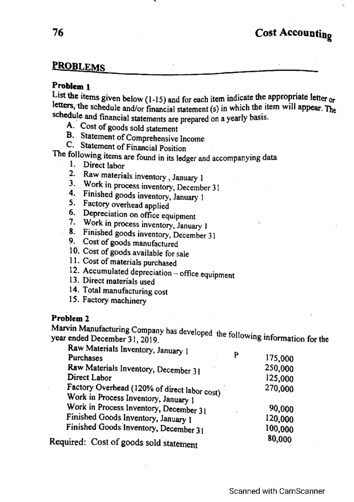 Lesson 3 S a mple Problems - Accountancy - Studocu