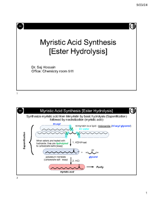 Lab 7 procedure - Experiment 7: Ester Synthesis Purpose The purpose of ...
