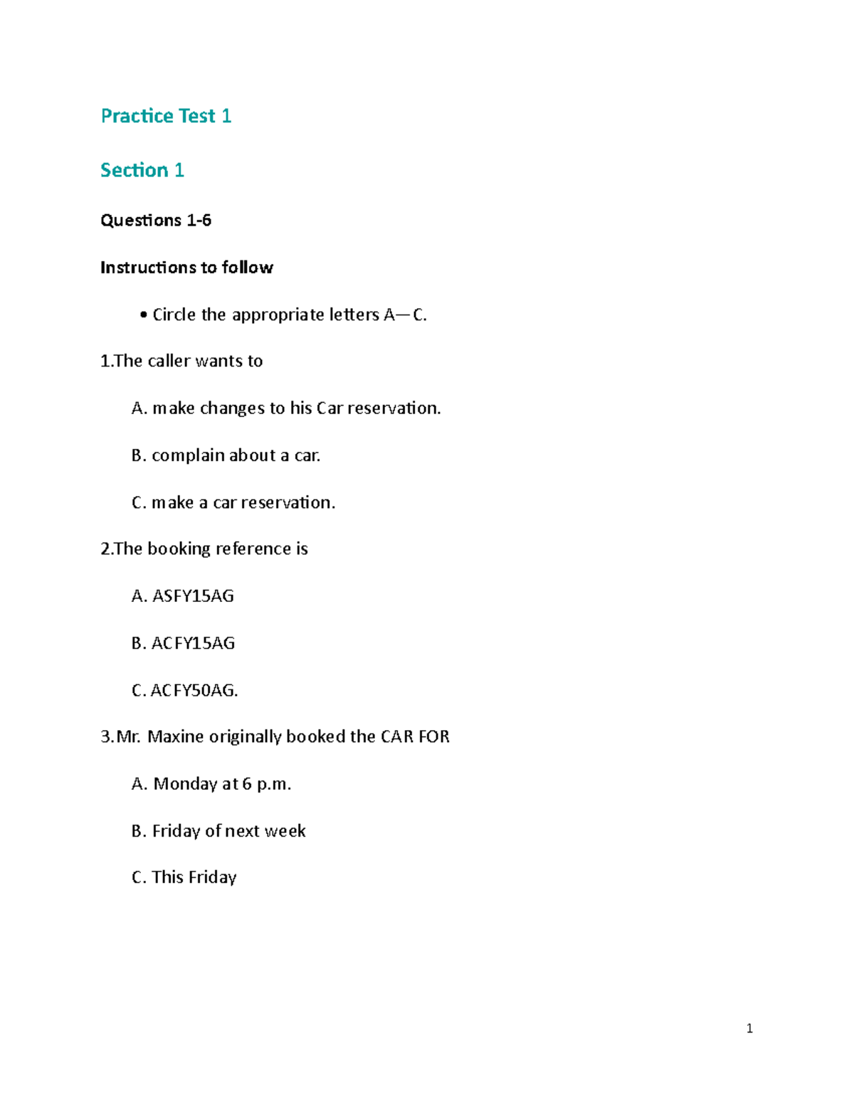 Practice Test Ielts Practice Test 1 Section 1 Questions 1 practice-test-ielts-practice-test-1-section-1-questions-1