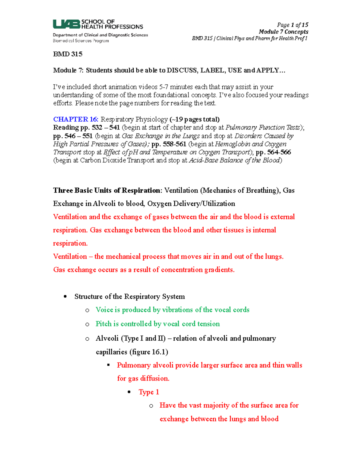 Edit module 7 objectives-reading 2020-2 - Module 7 Concepts BMD 315 ...