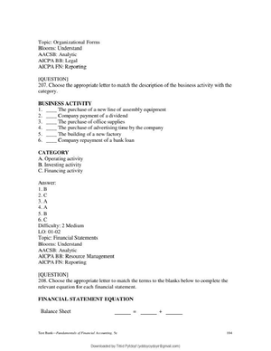 ACC877 19 - Dbbdhd - Nature of tax exemption It is a mere personal ...