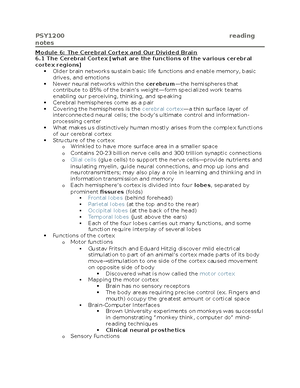 Gen psych final notes - General psych Final exam notes Ted Radio 12/7 ...