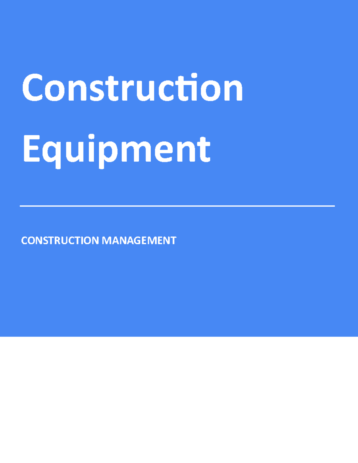 Construction Equipment - Study Notes - Copyright © 2014-2021 Testbook ...