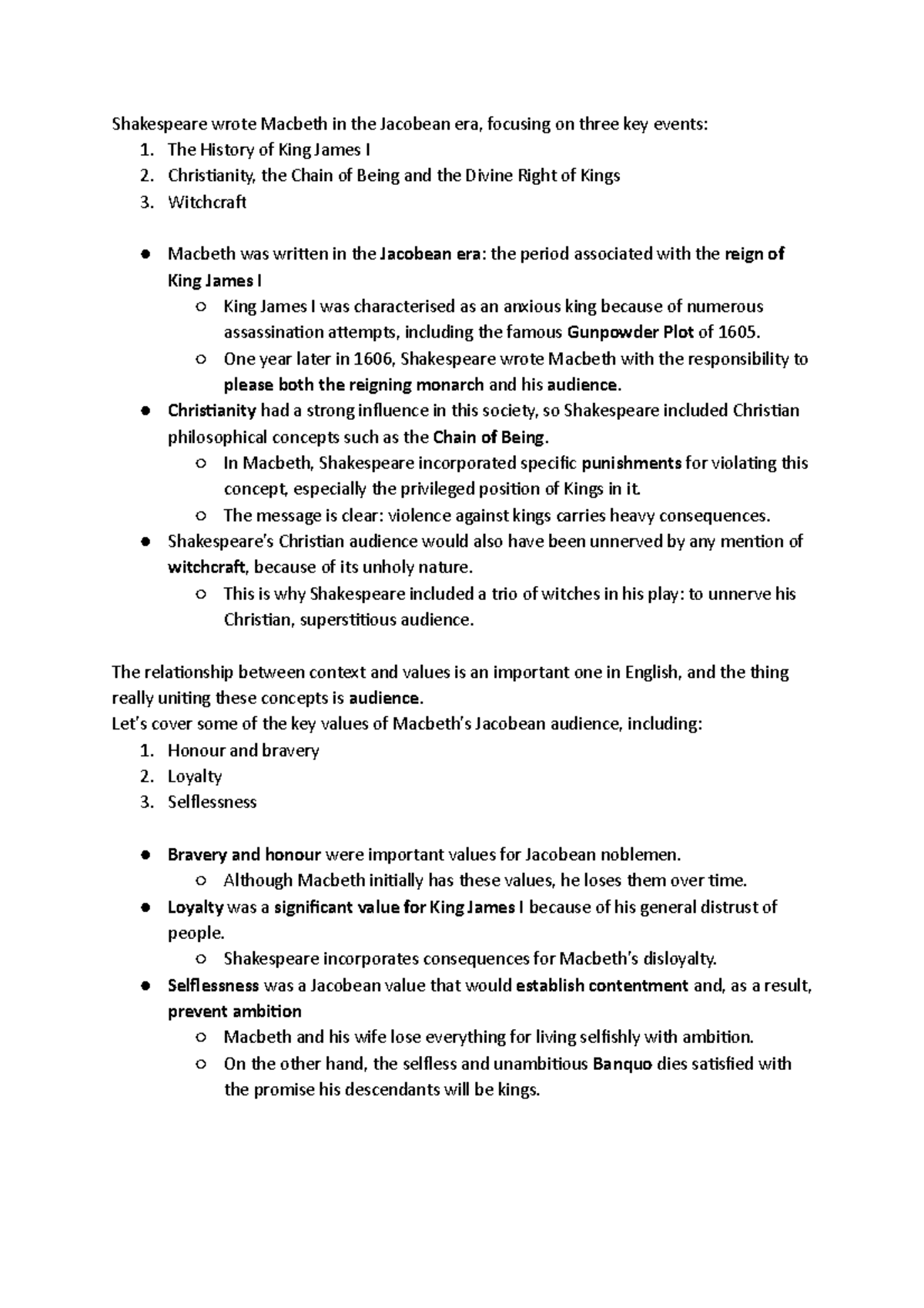 Copy of Macbeth Atomi - Shakespeare wrote Macbeth in the Jacobean era ...