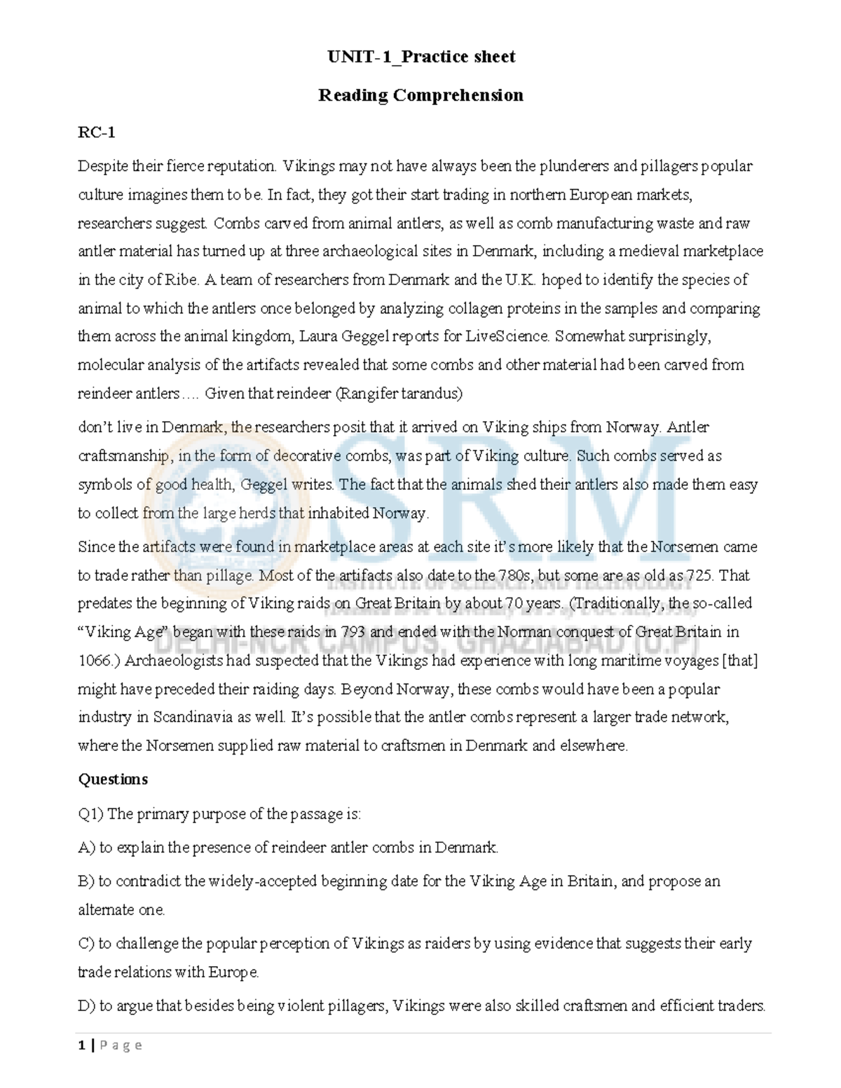 Practice file RC+Spot error - UNIT-1_Practice sheet Reading ...