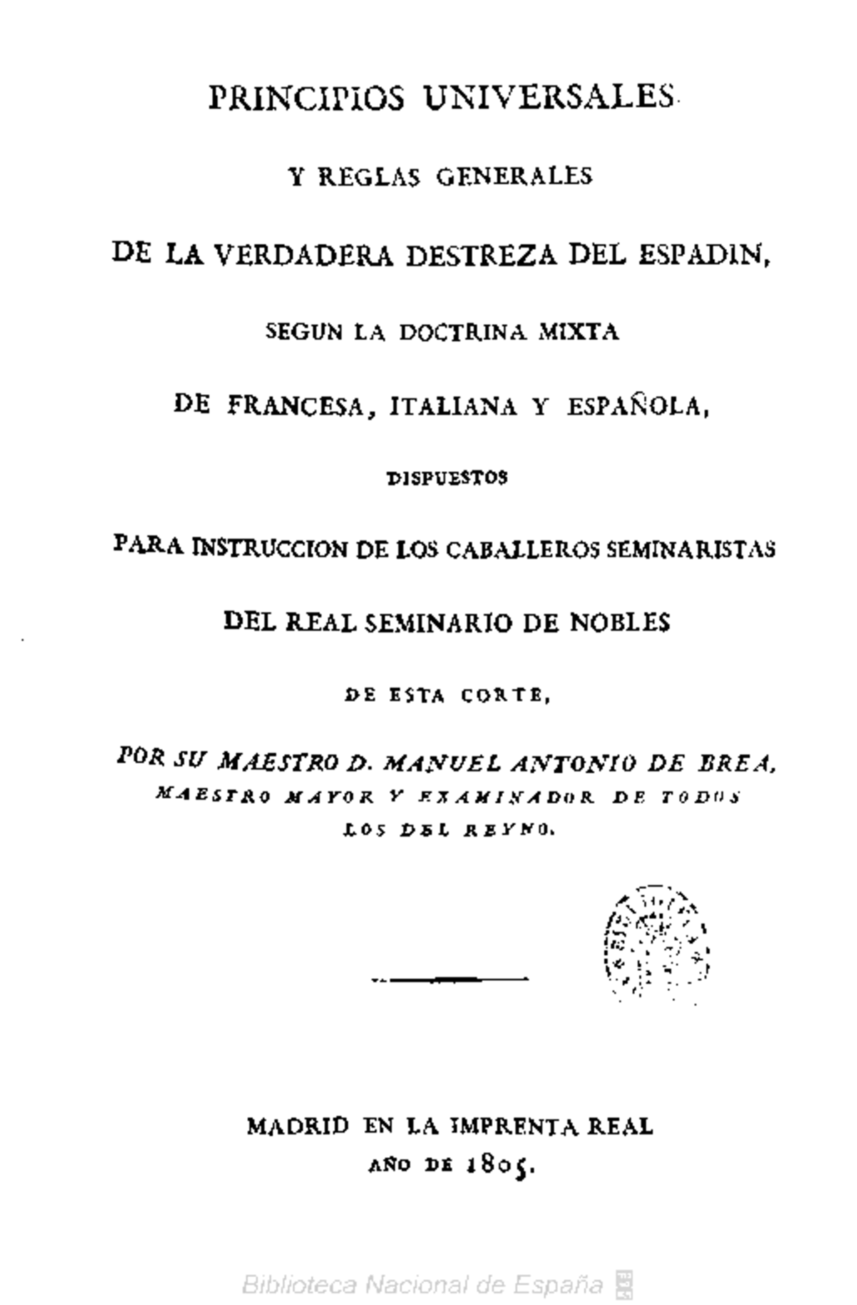De-brea 1805 principios-verdadera-destreza spanish - PRINCIPIOS ...