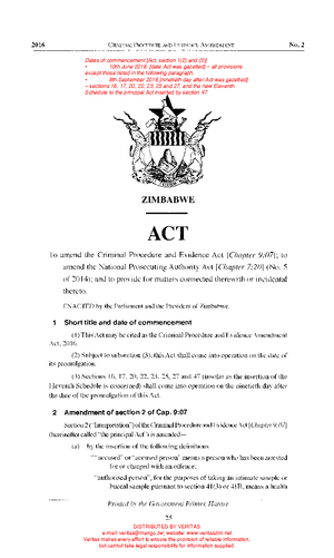 Administrative Justice Act - Laws Legislation Commons Zimbabwe ...