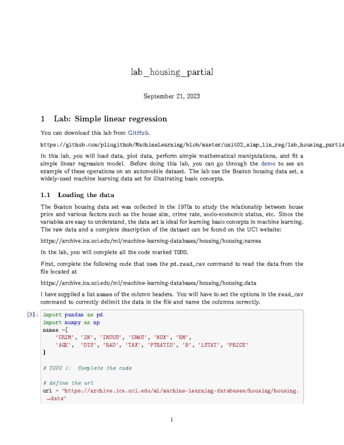 Lab housing partial - HW 1 submission - lab_housing_partial September ...
