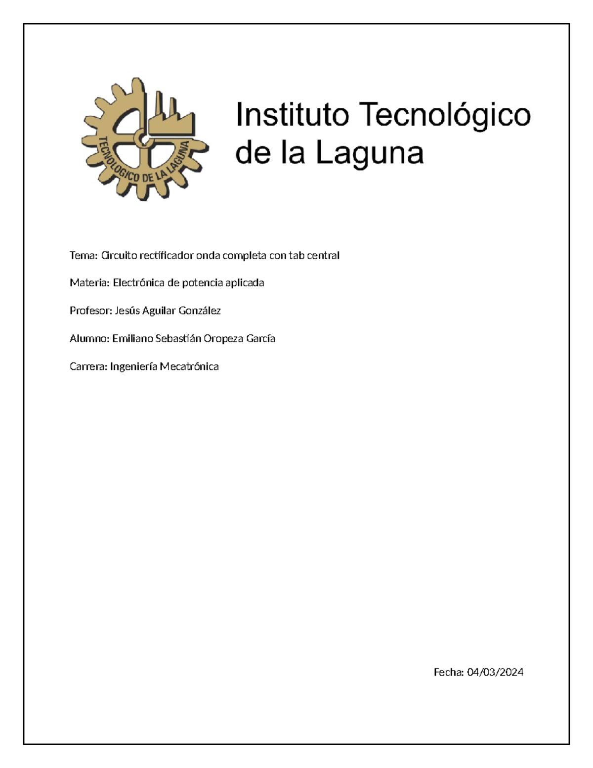 Onda Tab Central - Tema: Circuito rectificador onda completa con tab ...