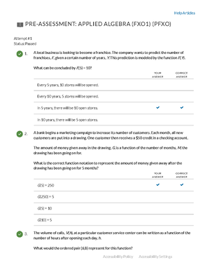 C957 - Formulas and Key Concepts Sheet - C957 Formulas and Key Concepts This summary of the ...