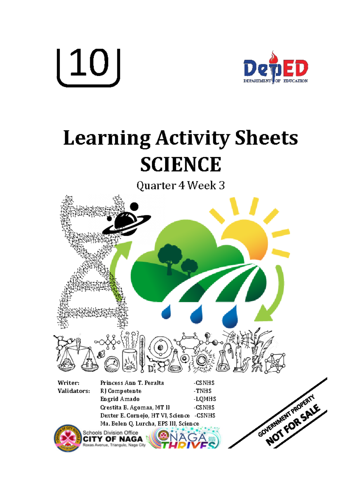 Quarter 4 Module 3 LAW OF Conservation OF MASS 1 - Learning Activity ...