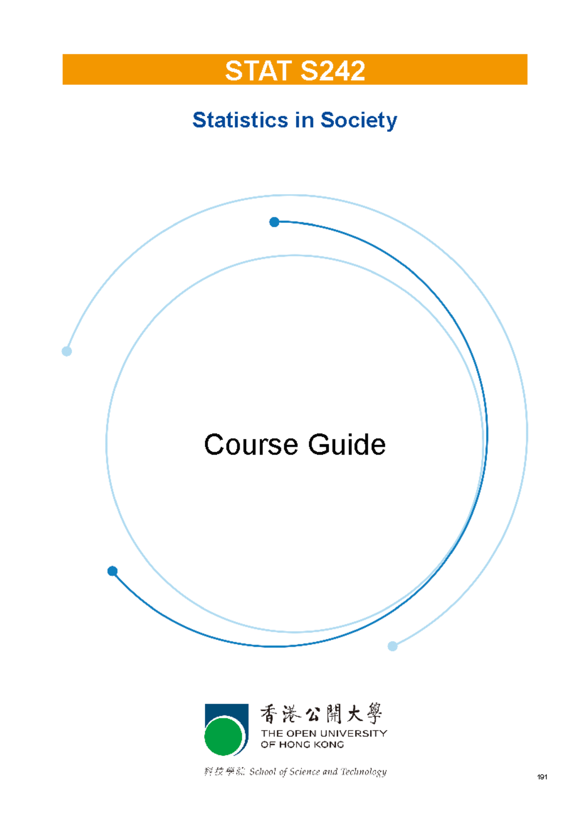 Stat s242_Statistics in Society_ Course Guide - STAT S Statistics in ...