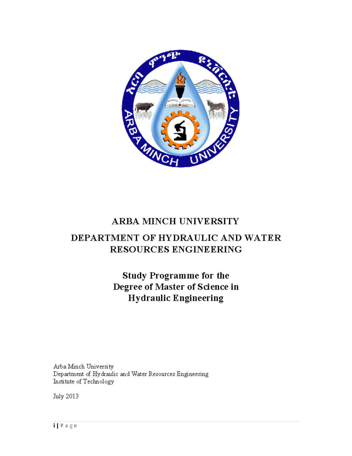 11410791465502 c179e20de2 - i | P a g e ARBA MINCH UNIVERSITY ...