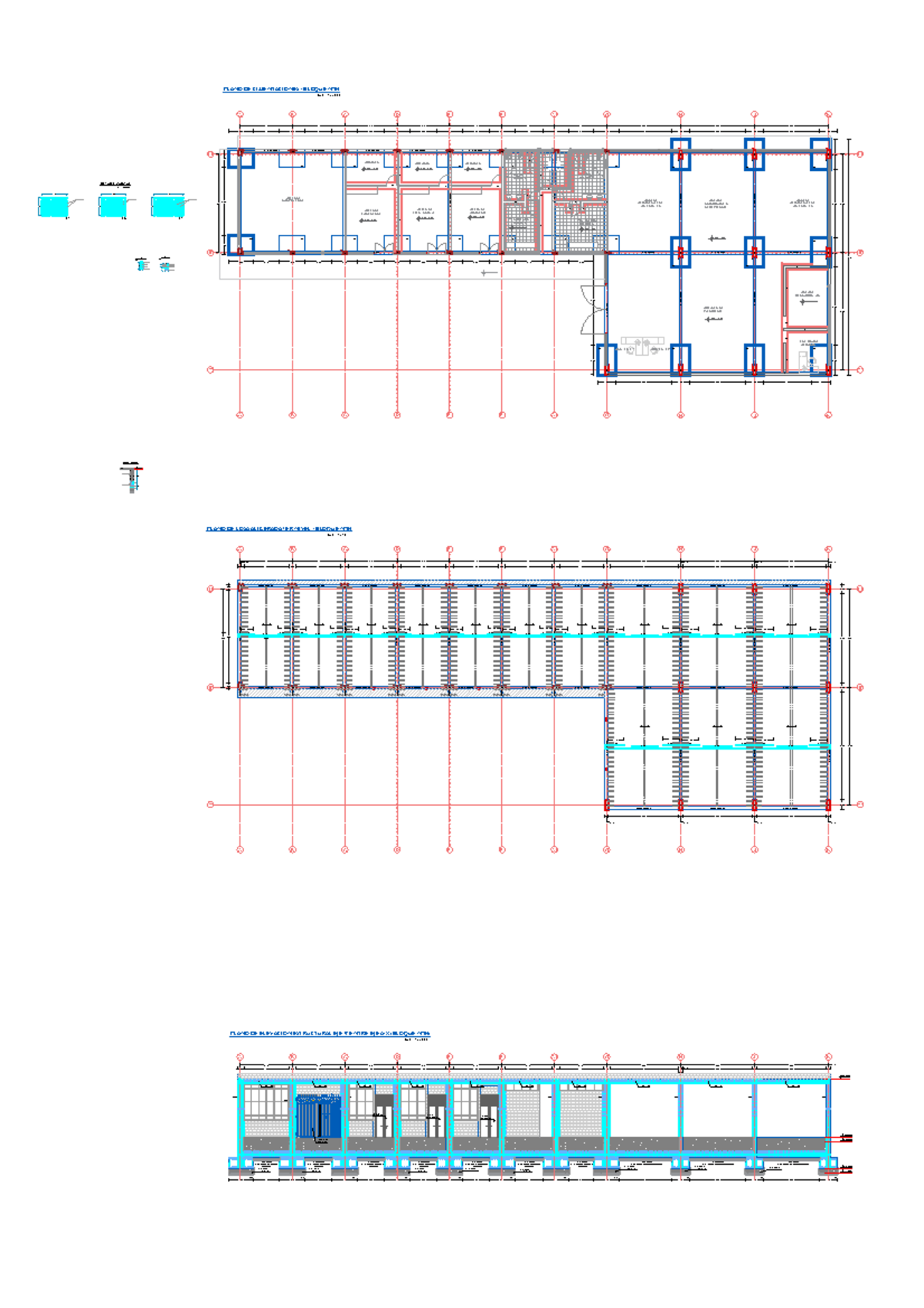Planta-Model - ESTRUCTURAS PLANTA EDICAFICACION - A B C D E F A1 H J K ...