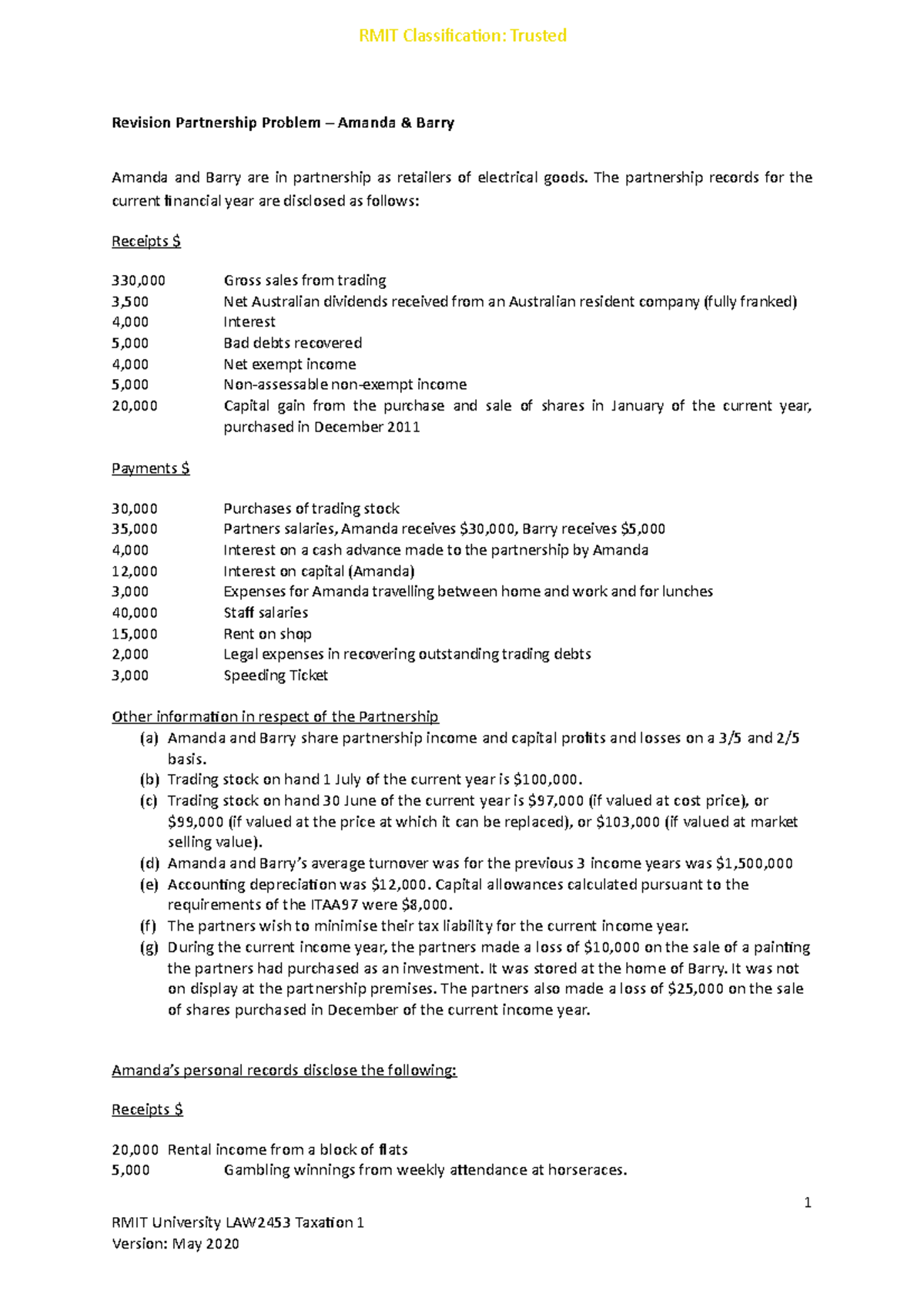 Topic 10 - Knowledge Check - Extended Question 2 - A and B-2 - RMIT ...