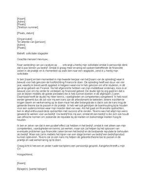 Verzoekbrief - Herkansing brief periode 3. Nederlands - Verzoekbrief ...