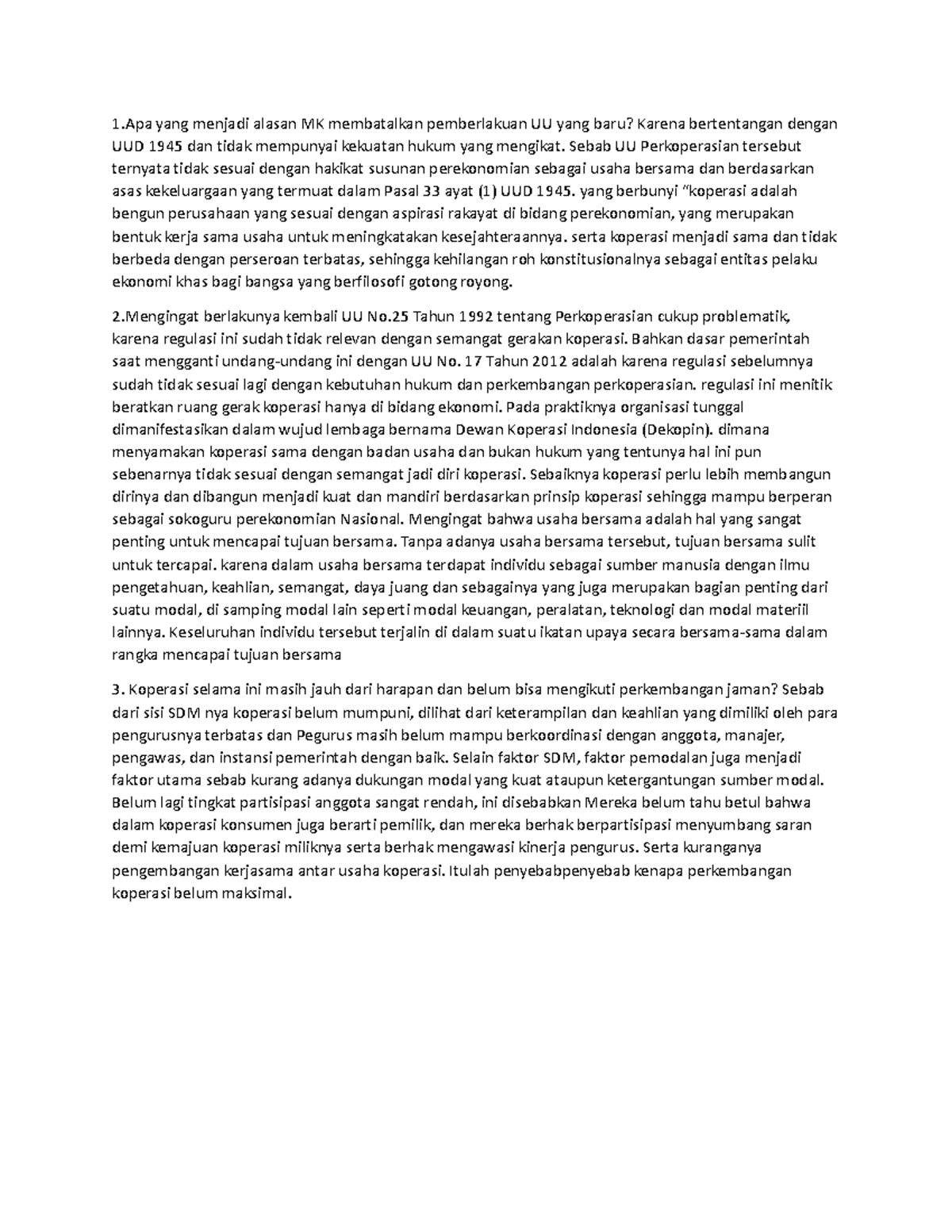 1jjbjkhtttyg gfyg - 1 yang menjadi alasan MK membatalkan pemberlakuan ...