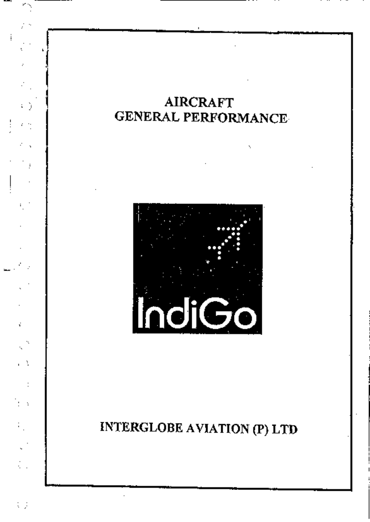Indi Go General Performance Handbook 2 - ATPL aviation books - Studocu