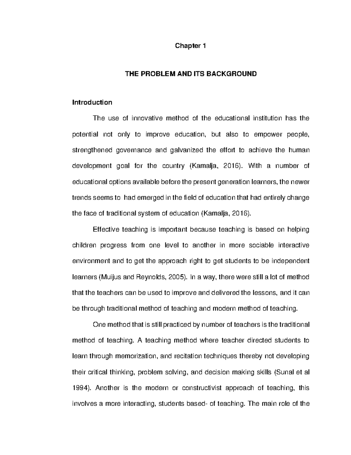 Sample Chapter 1 - no aaaaaaaaaaa - Chapter 1 THE PROBLEM AND ITS ...