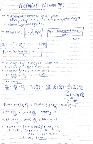 M3 notes - Mathematics III - Studocu