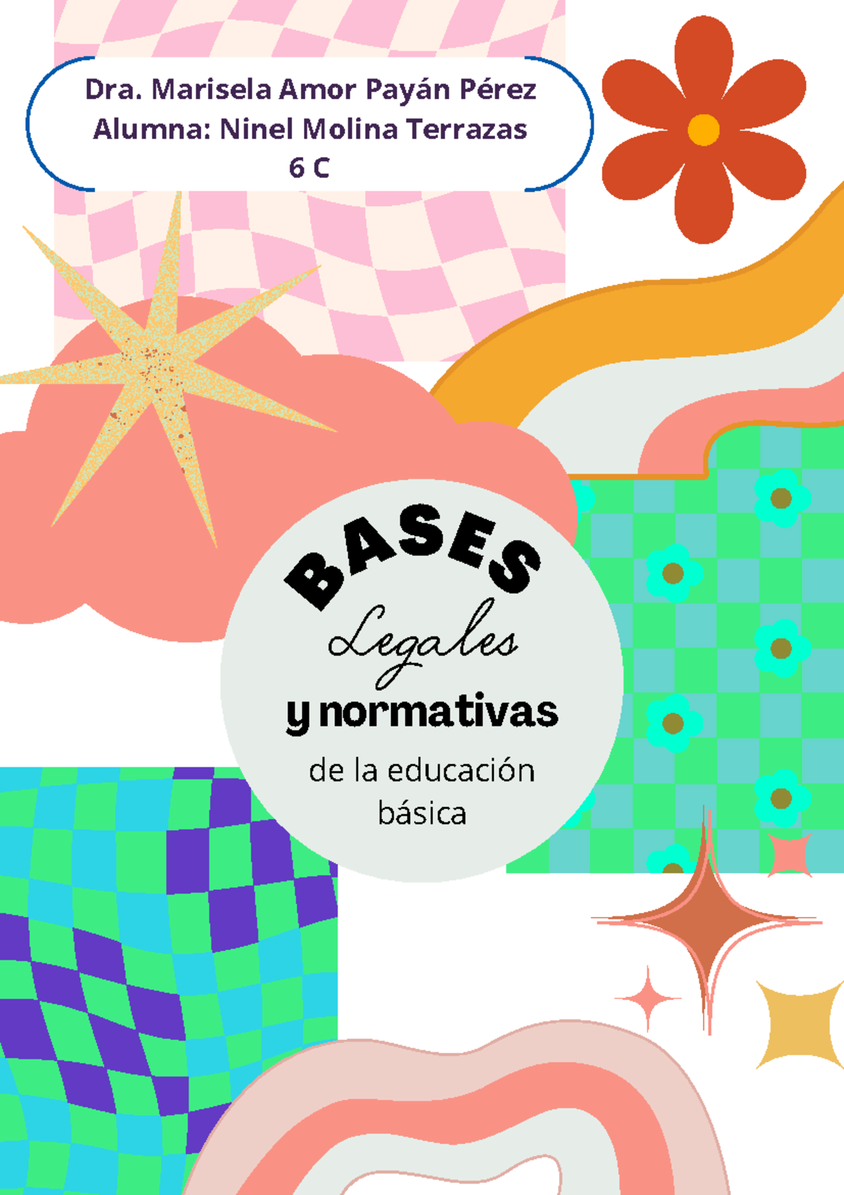 A4 Portada stickers divertido rosa - Octavo Enfermería quirúrgica - B A ...