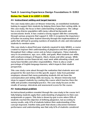 Task 4- Design Facilitate Elearnign Experiences K-12 - Task 4 ...