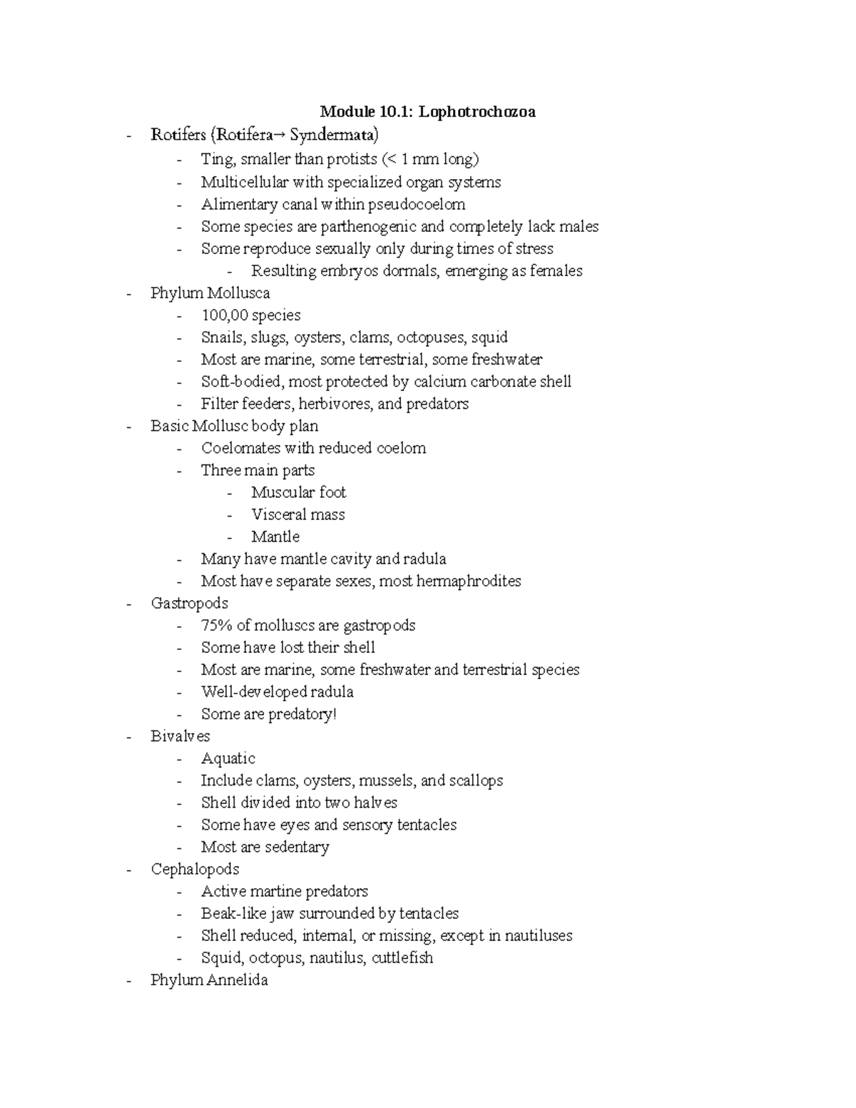 Module 10 Notes (Reprod., Circulation, Respiration) - Module 10 ...