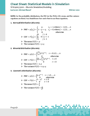 Winter 2022 SYSC4005/5001 Assignment 1 - 1 SYSC 4005/5001 Winter 2022 Assignment 1 (Textbook ...
