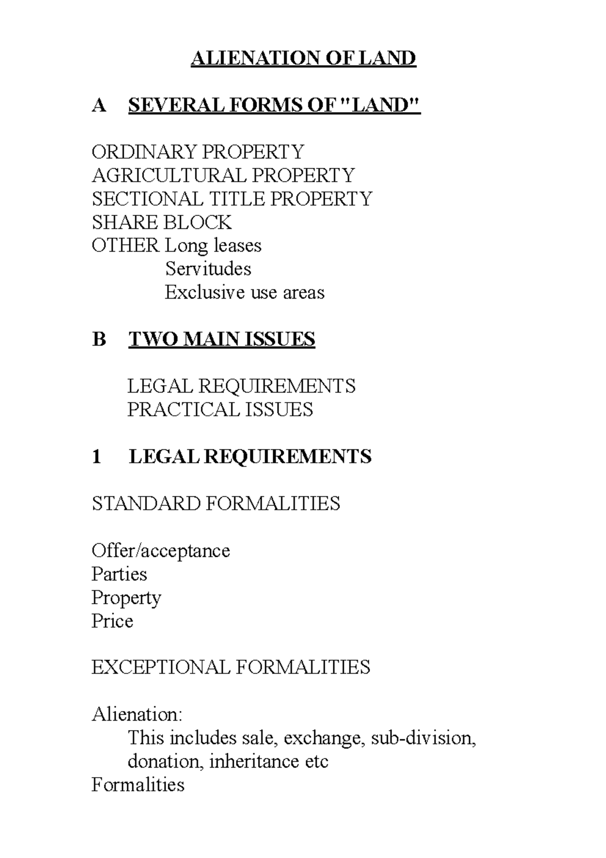 Sale+of+Land+ 2014 - Contract sale of land Guide - ALIENATION OF LAND ...