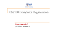 CS2100 - NUS - Computer Organisation - Studocu