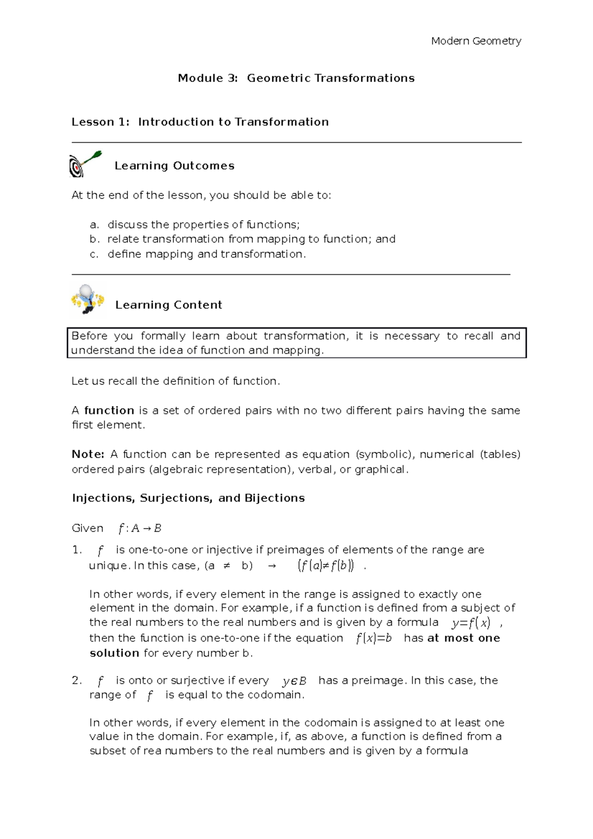 Module 3 Geometric Transformations - Module 3: Geometric ...