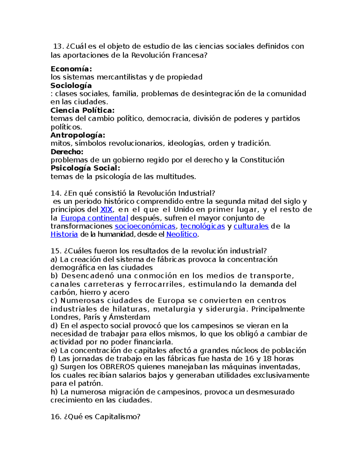 Caracteristicas de las ciencias sociales - ¿Cuál es el objeto de ...