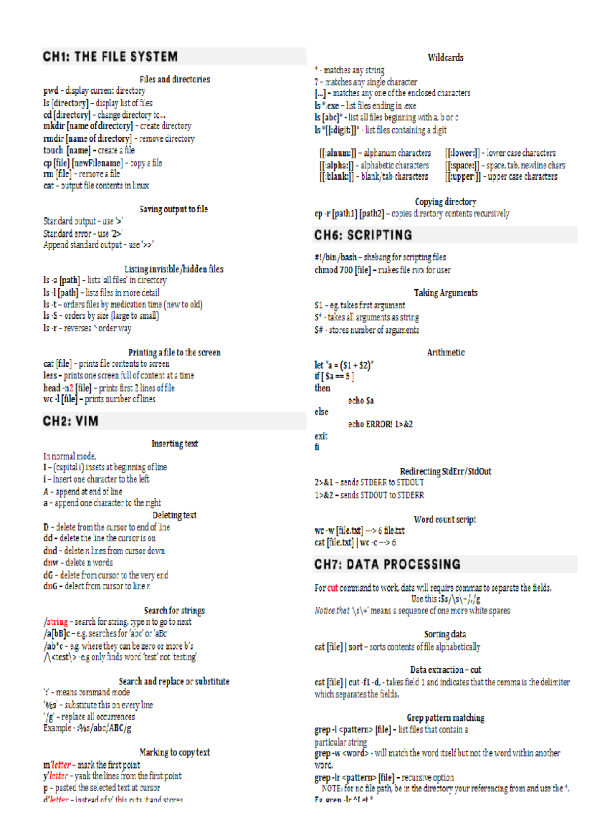 WEB Systems Cheatsheets - 31268 - \ - Studocu