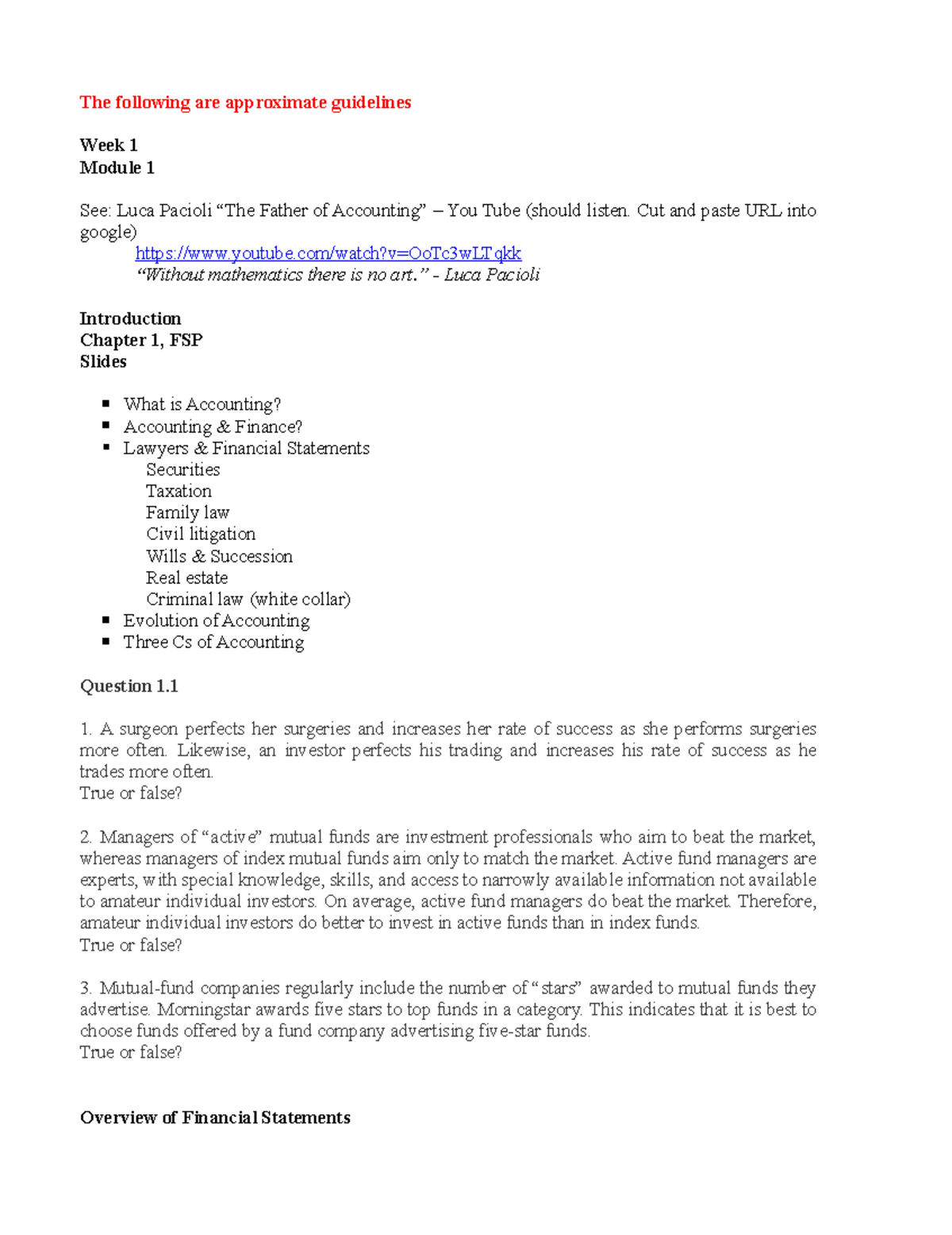 CML 4304 Course Outline 2021 v2 - The following are approximate ...