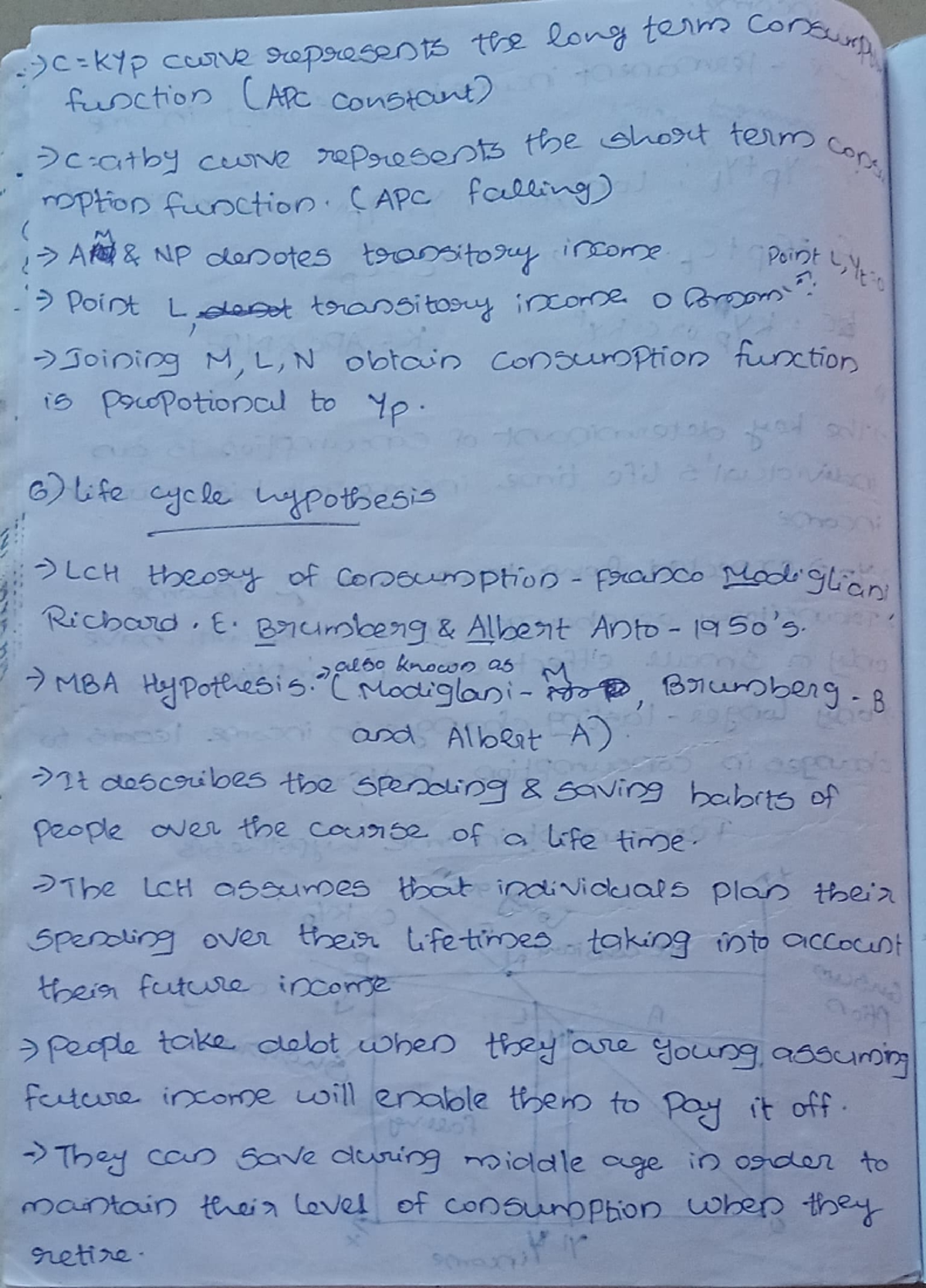 Life cycle hypothesis - Lecture notes - C-kp cuave Sopsosen te Long ...