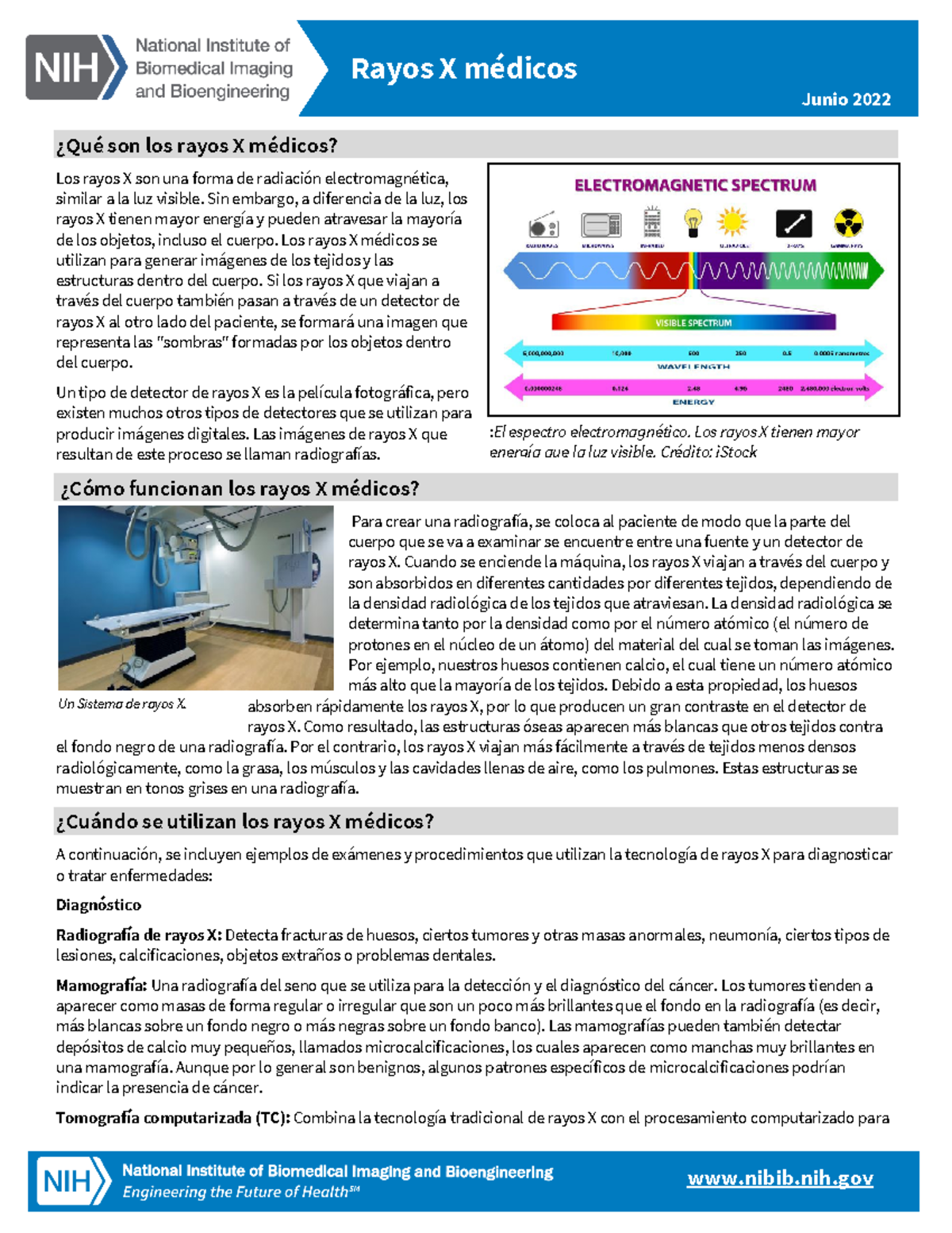 Rayos x pdf - Rayos X médicos Junio 2022 ¿Qué son los rayos X médicos ...