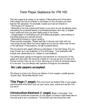 Assig 2 Chapter 2 - ITN 100 (001A) - Introduction to Telecommunications ...