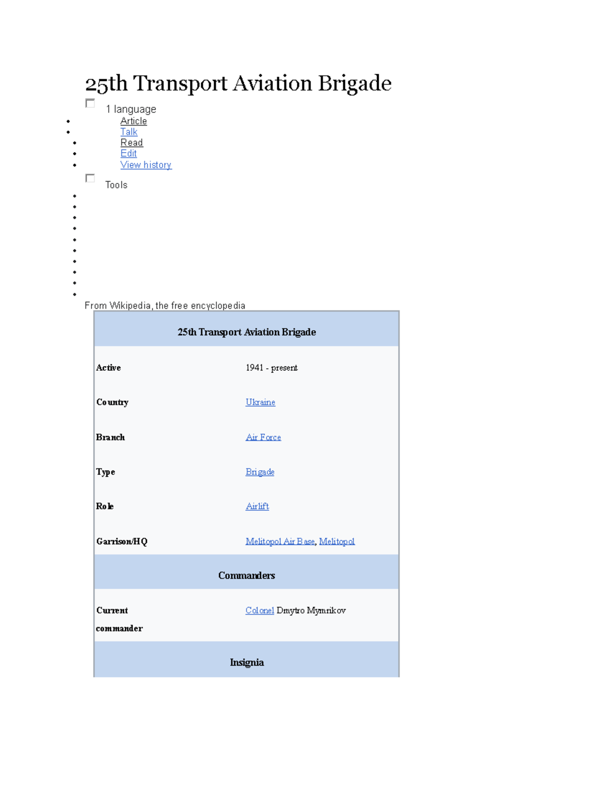3 - Escrito Final - 25th Transport Aviation Brigade 1 language Article ...