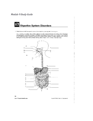 Intro to Human Pathophysiology Modules 2 - Module 2 Study Guide Chapter ...